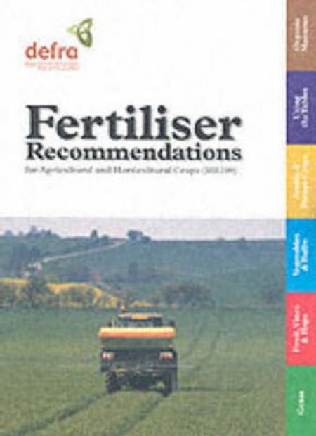 Fertiliser Recommendations for Agricultural and Horticultural Crops ...