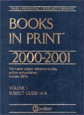 Subject Guide to Books in Print 2000-2001 (7-Volume Set) | NHBS ...