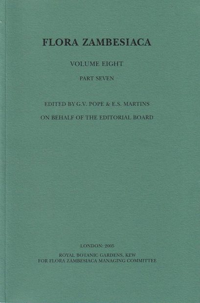 Flora Zambesiaca, Volume 8, Part 7: Avicenniaceae, Nesogenaceae ...