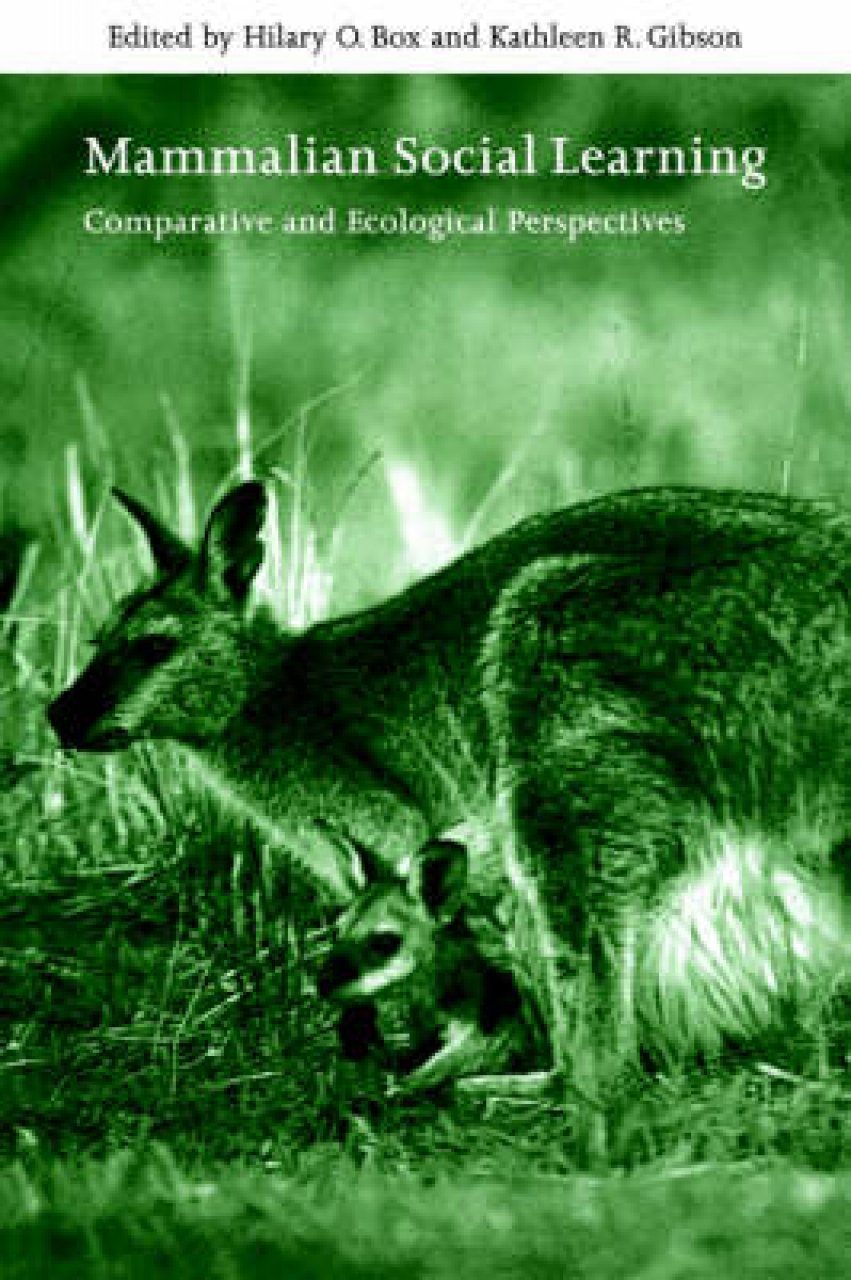 Mammalian Social Learning: Comparative and Ecological Perspectives ...