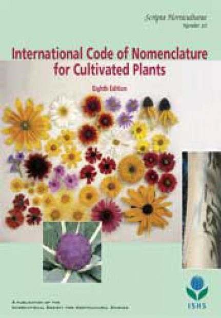 International Code of Nomenclature for Cultivated Plants | NHBS ... International Code of Nomenclature for Cultivated Plants | NHBS ...