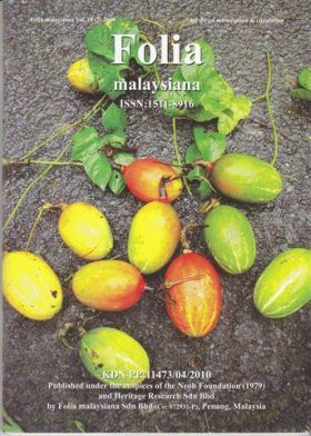 Folia Malaysiana, Volume 10(2) | NHBS Academic & Professional Books