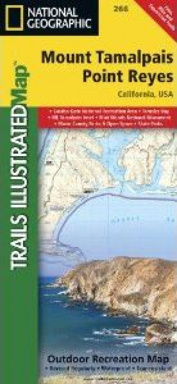 California: Map for Mount Tamalpais/Pt. Reyes: Trails Illustrated Other ...