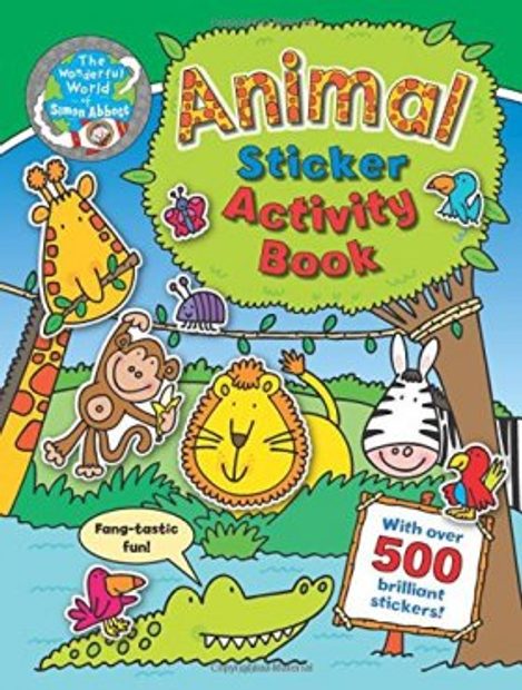 Animal Sticker Activity Book: The Wonderful World of Simon Abbott ...