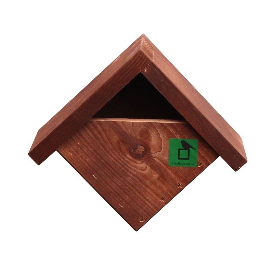 Diamond Apex Open-Fronted Nest Box | NHBS Practical Conservation Equipment