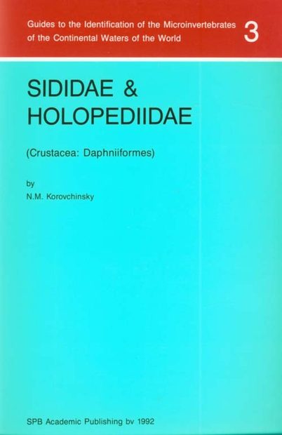 Sididae and Holopediidae: (Crustacea: Daphniiformes) | NHBS Field ...