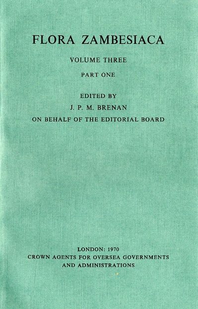 Flora Zambesiaca, Volume 3, Part 1: Leguminosae, subfamily Mimosoideae ...