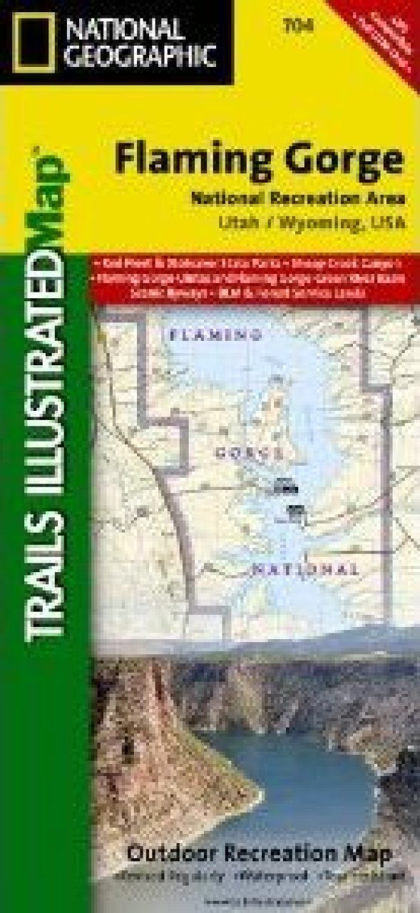 Utah: Map for Flaming Gorge NRA/Eastern Uintas | NHBS Academic ...