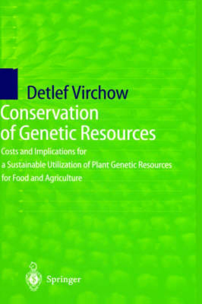 Conservation of Genetic Resources | NHBS Academic & Professional Books